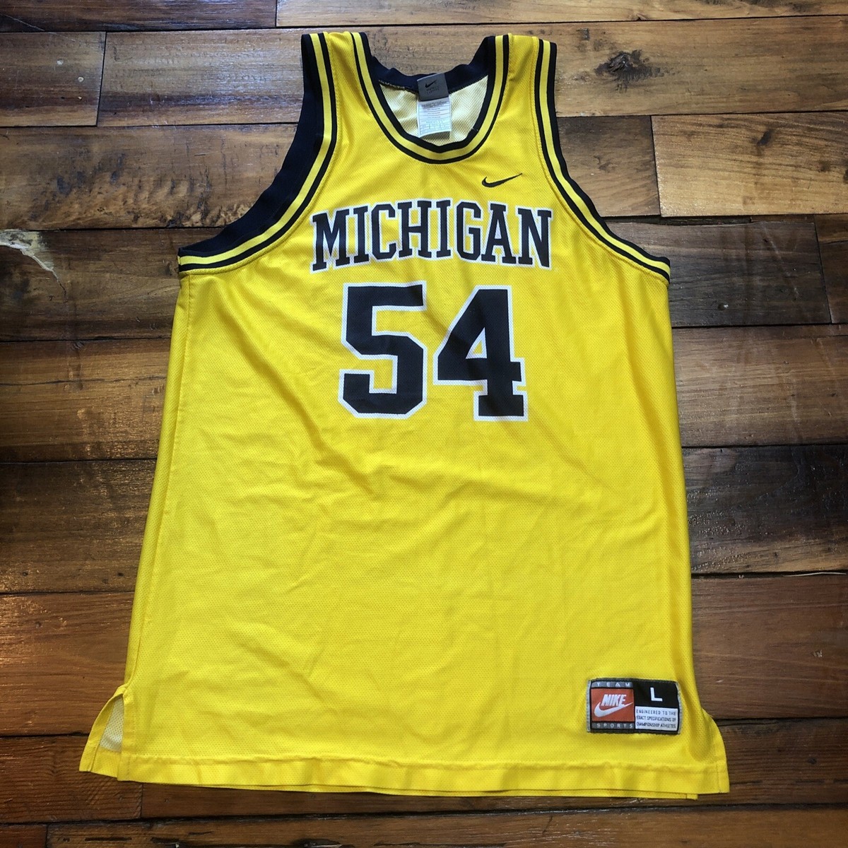 Michigan Yellow Uniforms Basketball
