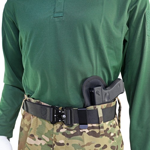 Tactical Pancake IWB Left Hand Gun Holster Waist Belt with Clips ...