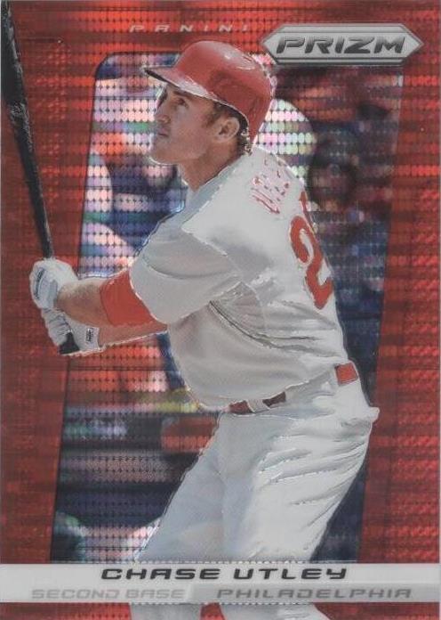 2013 Panini Prizm - Chase Utley #119 Red Pulsar Prizm for sale online ...