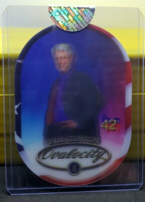 2020 THE BAR PIECES OF THE PAST BILL CLINTON OVALOCITY DIE CUT INSERT ...