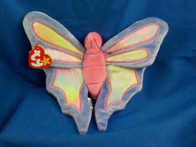 Flitter Butterfly Ty Beanie Baby New with Tag-sku 0096 | eBay