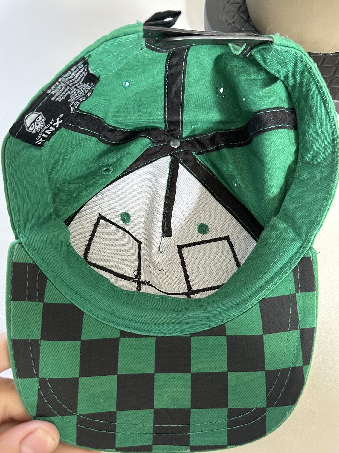 Minecraft Jinx Hat Cap Creeper Baseball Green Youth A… - Gem