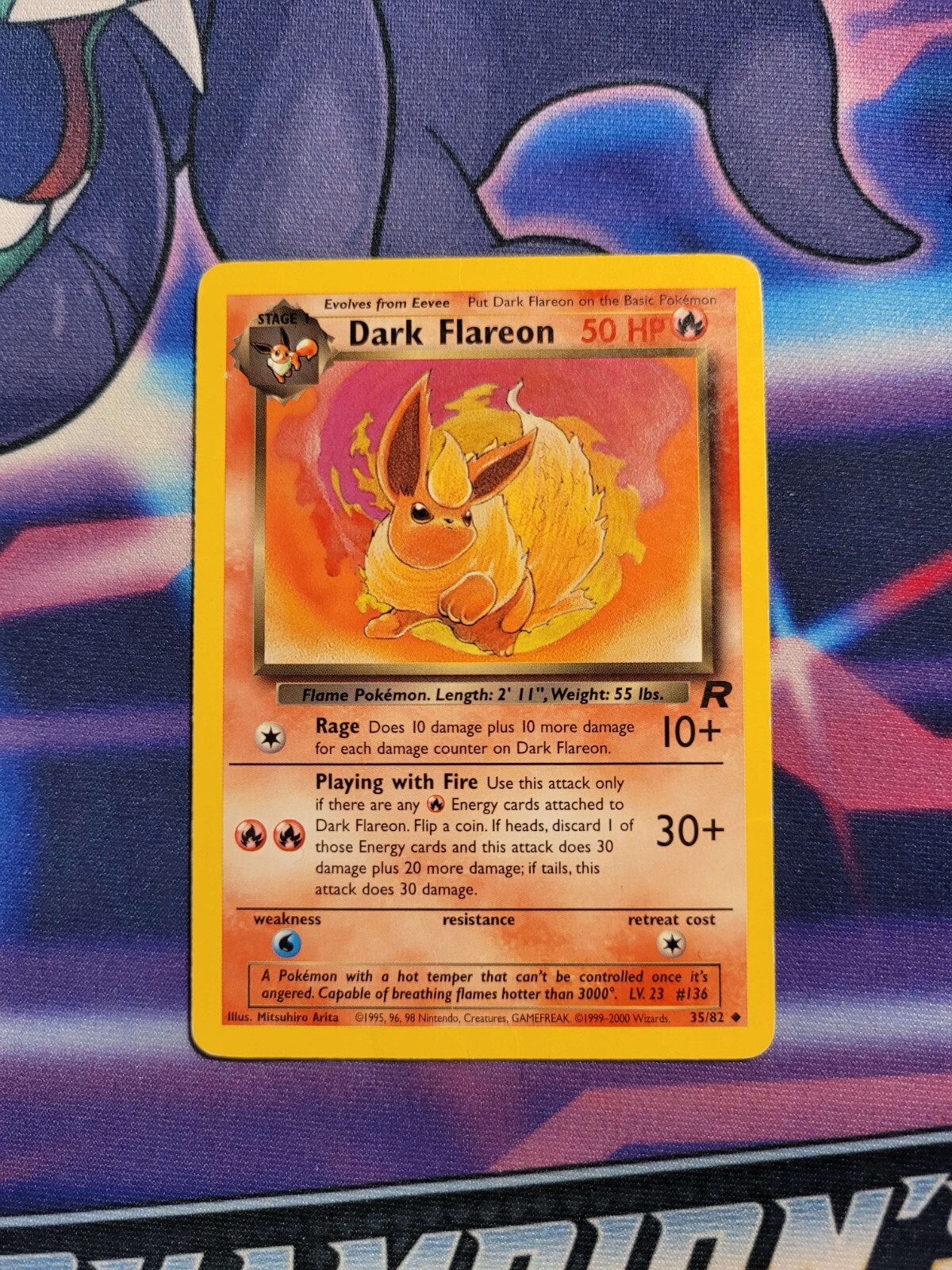 Dark Flareon Card