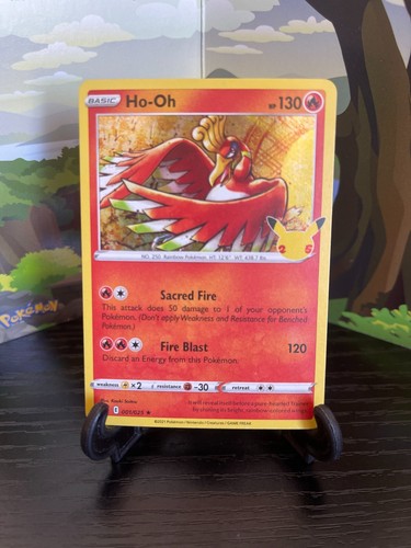 Ho-Oh 001/025 - Celebrations - Holo Rare - Pokemon Card TCG - LP/MP | eBay