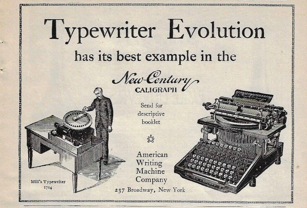 Industrial Revolution Typewriter