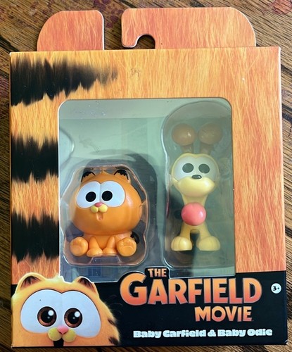 The Garfield Movie - Baby Garfield & Baby Odie 2 Pk Mini Collectible ...