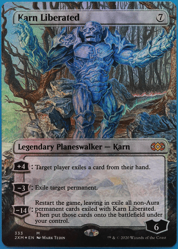 Karn Liberated (Borderless) FOIL Double Masters NM (495799) ABUGames | eBay