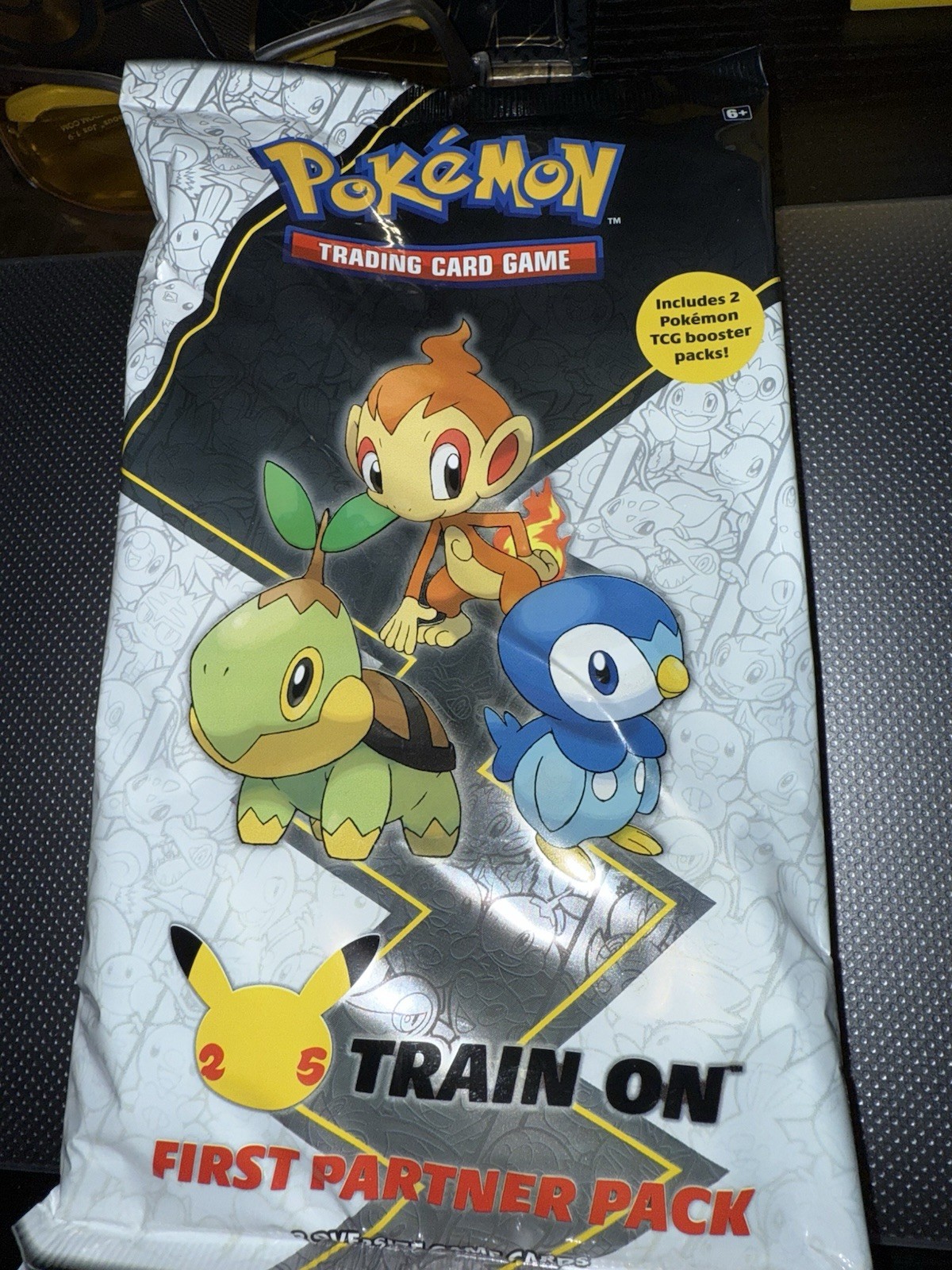 Pokemon First Partner Pack Three 3 Jumbo Cards + 2 TCG Booster Packs ...