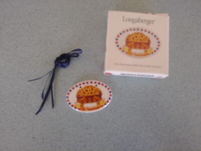 Longaberger 1998 All American Pie Tie-on for your basket NEW in package ...