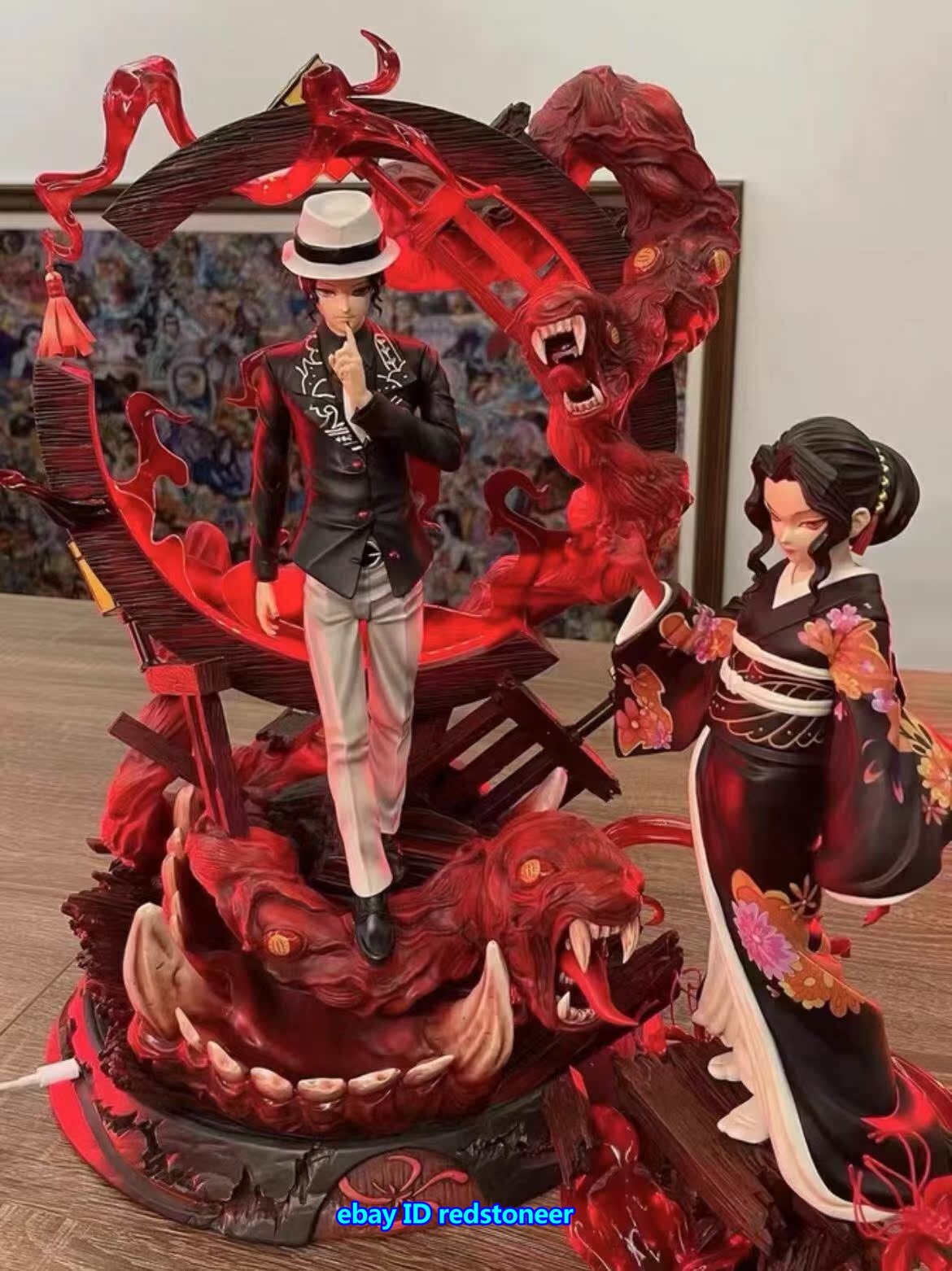 Kibutsuji Muzan Demon Slayer Statue 1/6 Scale Animation Figure Model ...