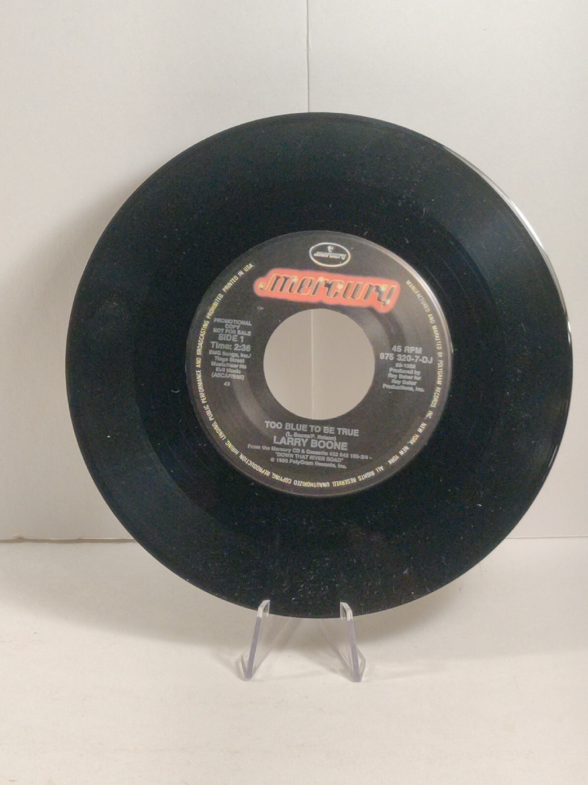larry boone too blue to be true 45 rpm mercury records | eBay