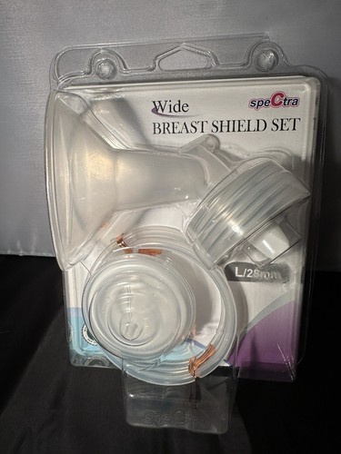 Spectra Pump Wide Breast Shield Set Size L/28mm Sealed | eBay