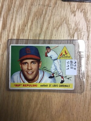 1955 Topps Baseball Rip Repulski Card #55 St. Louis Cardinals | eBay
