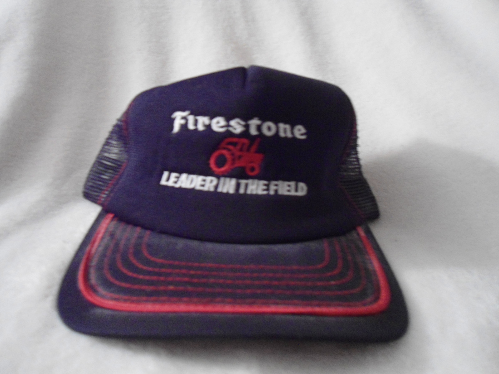 Firestone Hat Cap Snapback Black Leader In The Field Tractor Adjustable ...