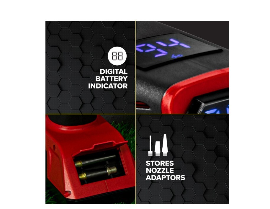 Bullseye Pro Tire Inflator Portable Air Compressor, Car Tire Inflator ...