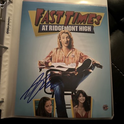 Sean Penn Fast Times At Ridgemont High Autographed 8x10 Photo W/ COA | eBay