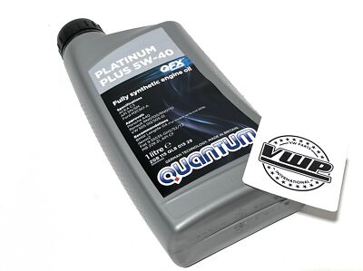 Quantum Platinum Plus 5W-40 Engine Oil 1L for VW Audi Skoda Porsche BMW ...