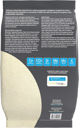 African CICHILD Aragonite 10LB Sand for Aquarium 691167369521| eBay