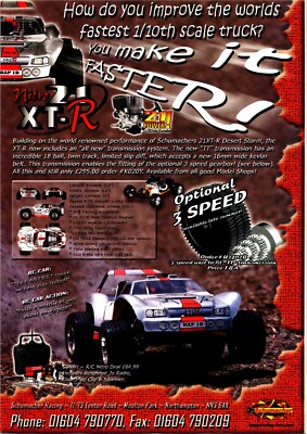 Schumacher Nitro 21 XTR RC Truck Print Ad Wall Art Decor Ephemera | eBay