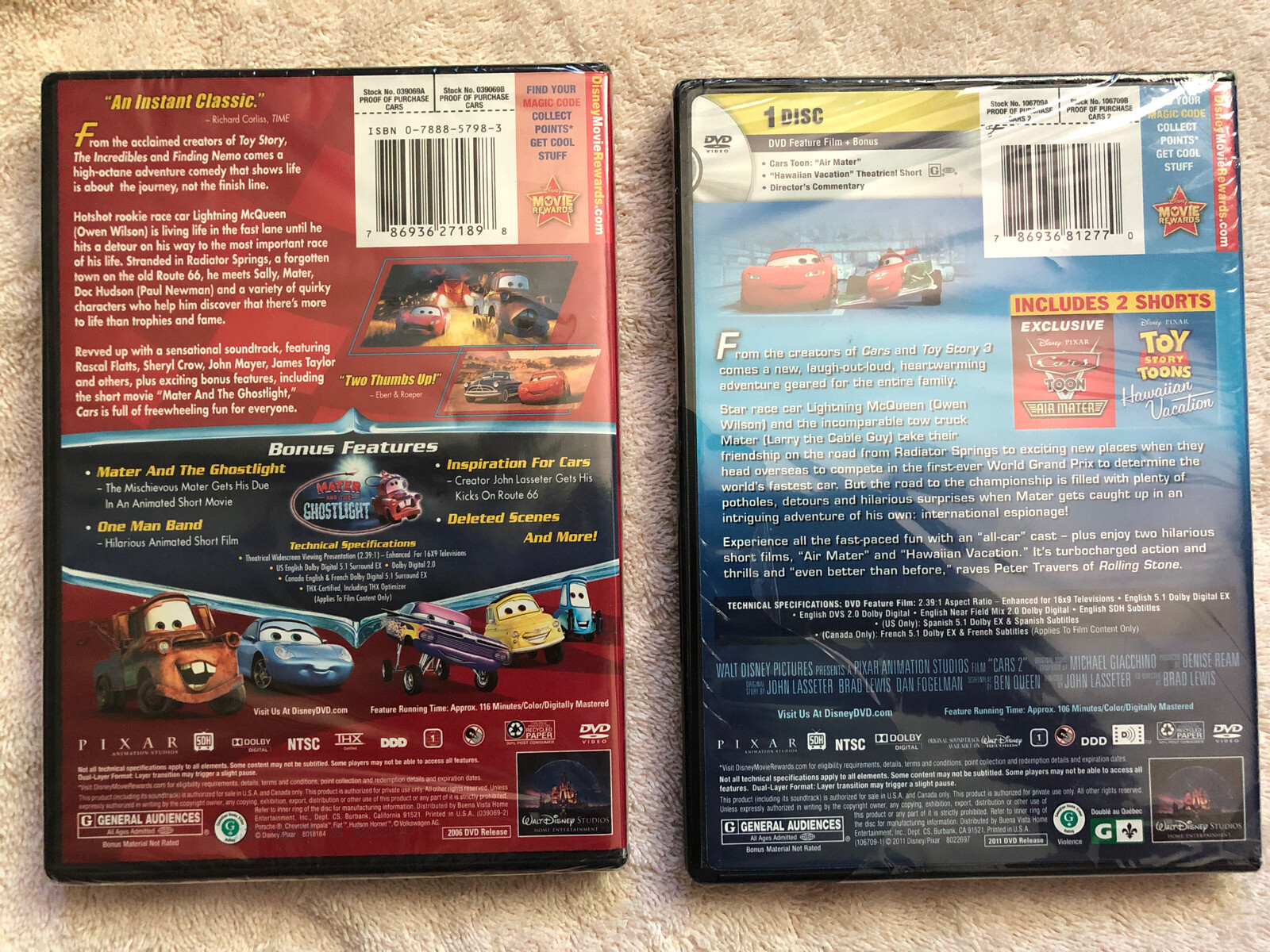 Cars Widescreen (DVD, 2006) 786936271898| eBay