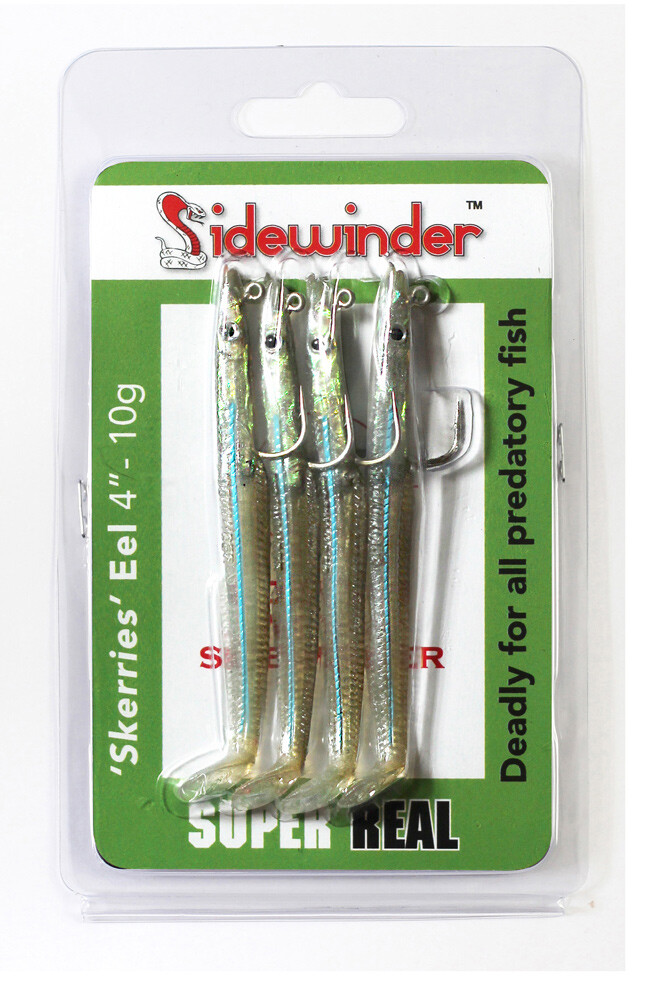 Sidewinder Skerries Eels - Cod Bass Wrasse Pollock Ling Sea Fishing ...