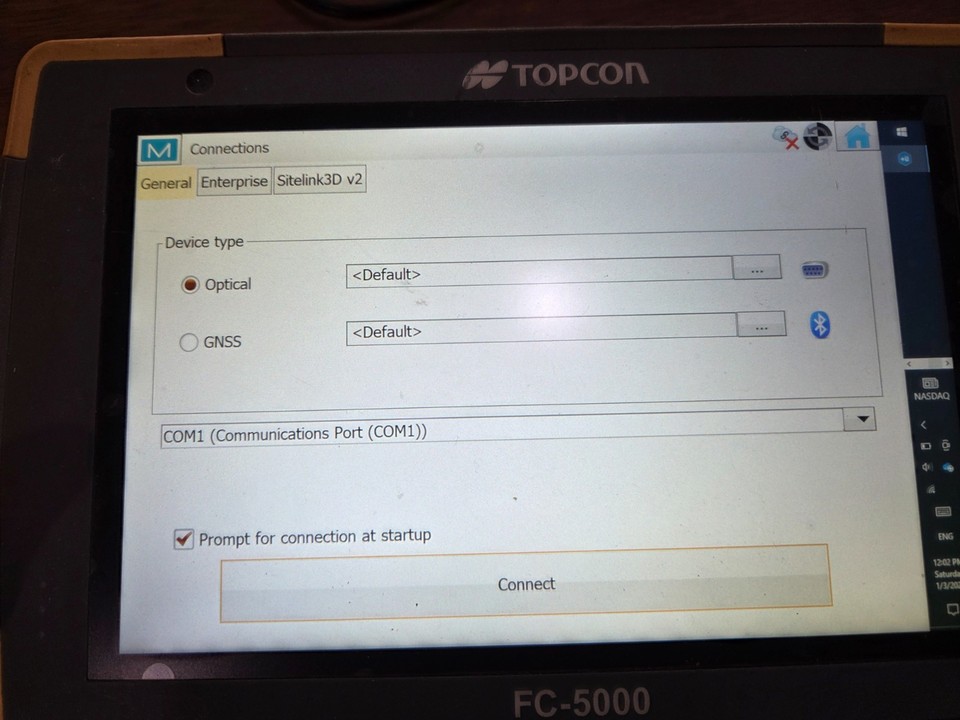Topcon Model FC5000 Data Collector with Magnet Field Software | eBay