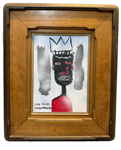 SENSATIONELL _ Jean-Michel Basquiat _ Grafitti _ Sign. Datiert _ 55,0 x ...