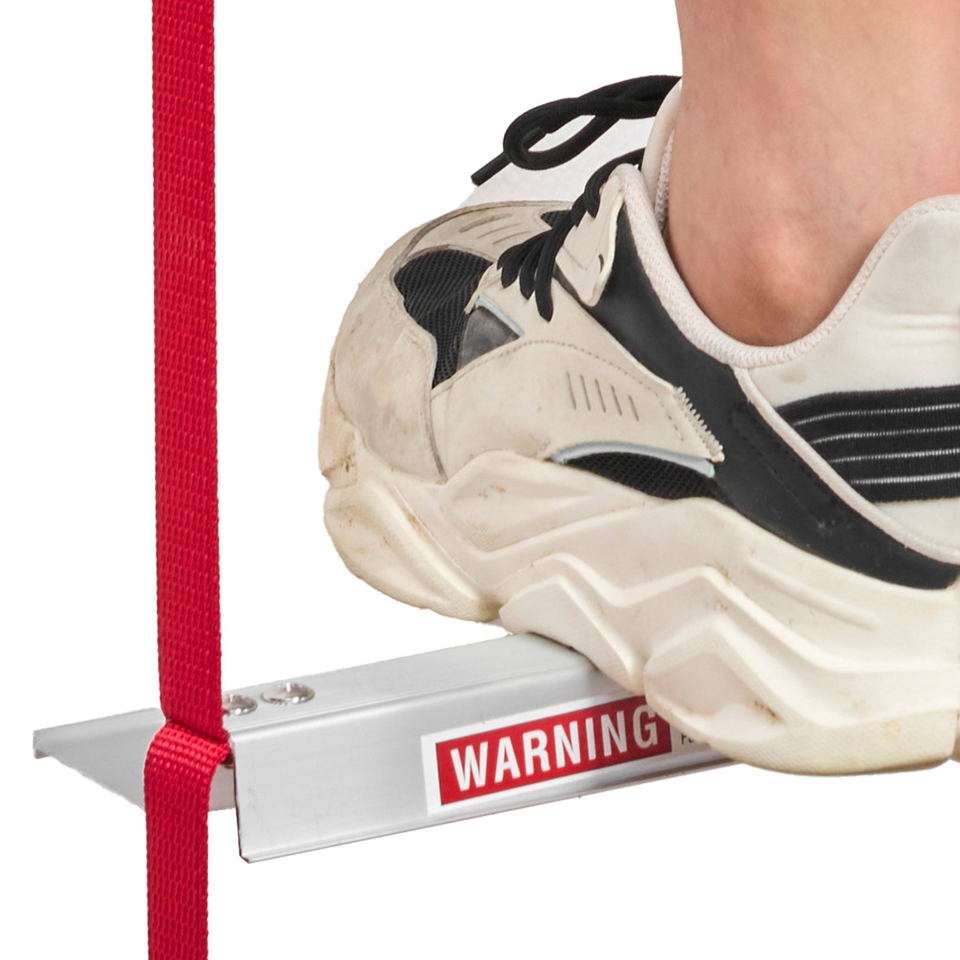 VEVOR Fire Escape Ladder 3-Story 25FT Retractable Emergency Safety Fire ...