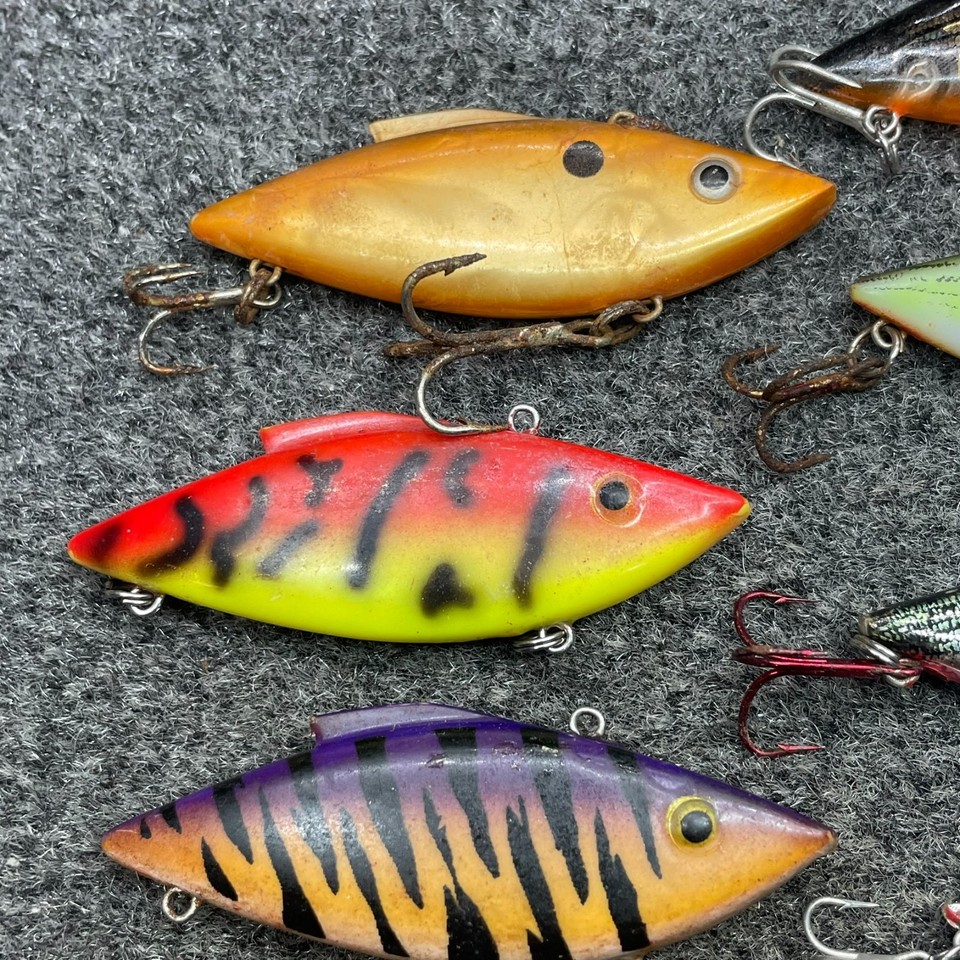 Lot of 16 Bill Lewis Rat-L-Trap Vintage Fishing Lures Various Sizes ...