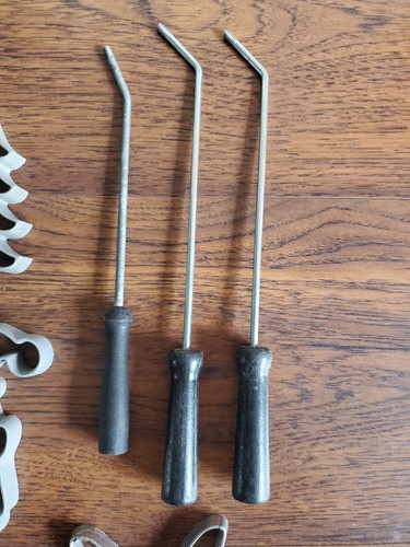 Rosette Lot Vintage Pastry Shell Molds 3 Handles 8 Molds Spring Xmas | eBay