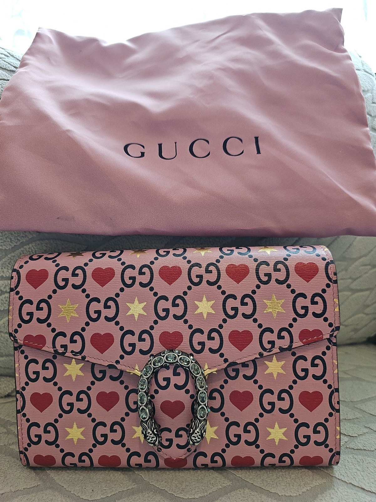 Gucci Dionysus Valentine GG Limited Edition Pink shou… - Gem