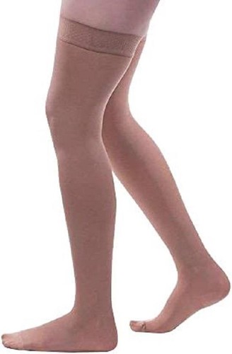ALLEGRO 262 Microfiber Thigh High Compression Hose XL Sand 20-30mmHg ...