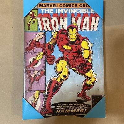 The Invincible Iron Man Marvel Comics Wall Frame 8x10 MDF | eBay