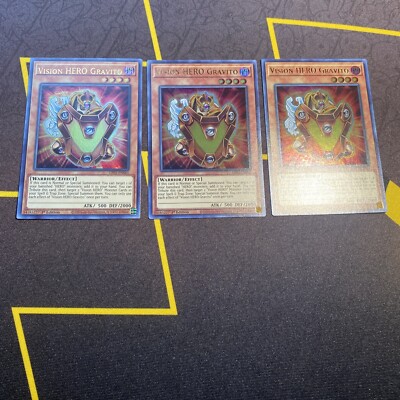 Yugioh x3 Vision HERO Gravito GFP2-EN061 Ultra Rare 1st Edition NM | eBay