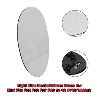 Right Side Heated Mirror Glass für Mini F54 F55 F56 F57 F60 14-19 ...
