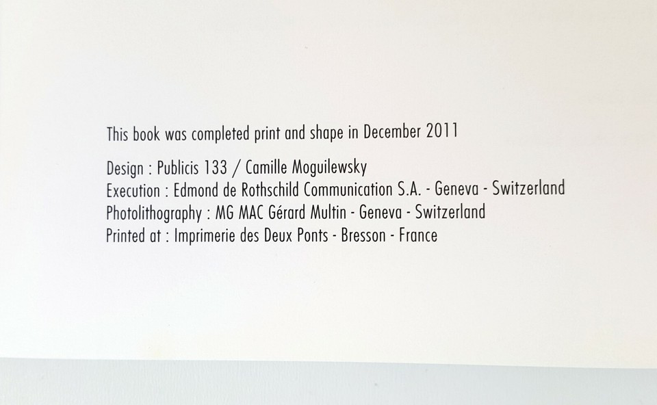 ROTHSCHILD PHOTO BOOK, Tobias Regell, A Singular Perspective", 1st/1st ...