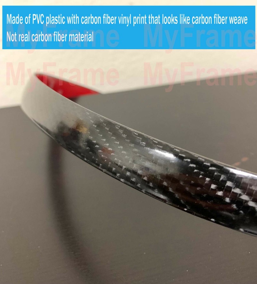 2pcs Flexible CARBON FIBER ROOF TRIM Molding Kit For Lexus 2005-2022 ...