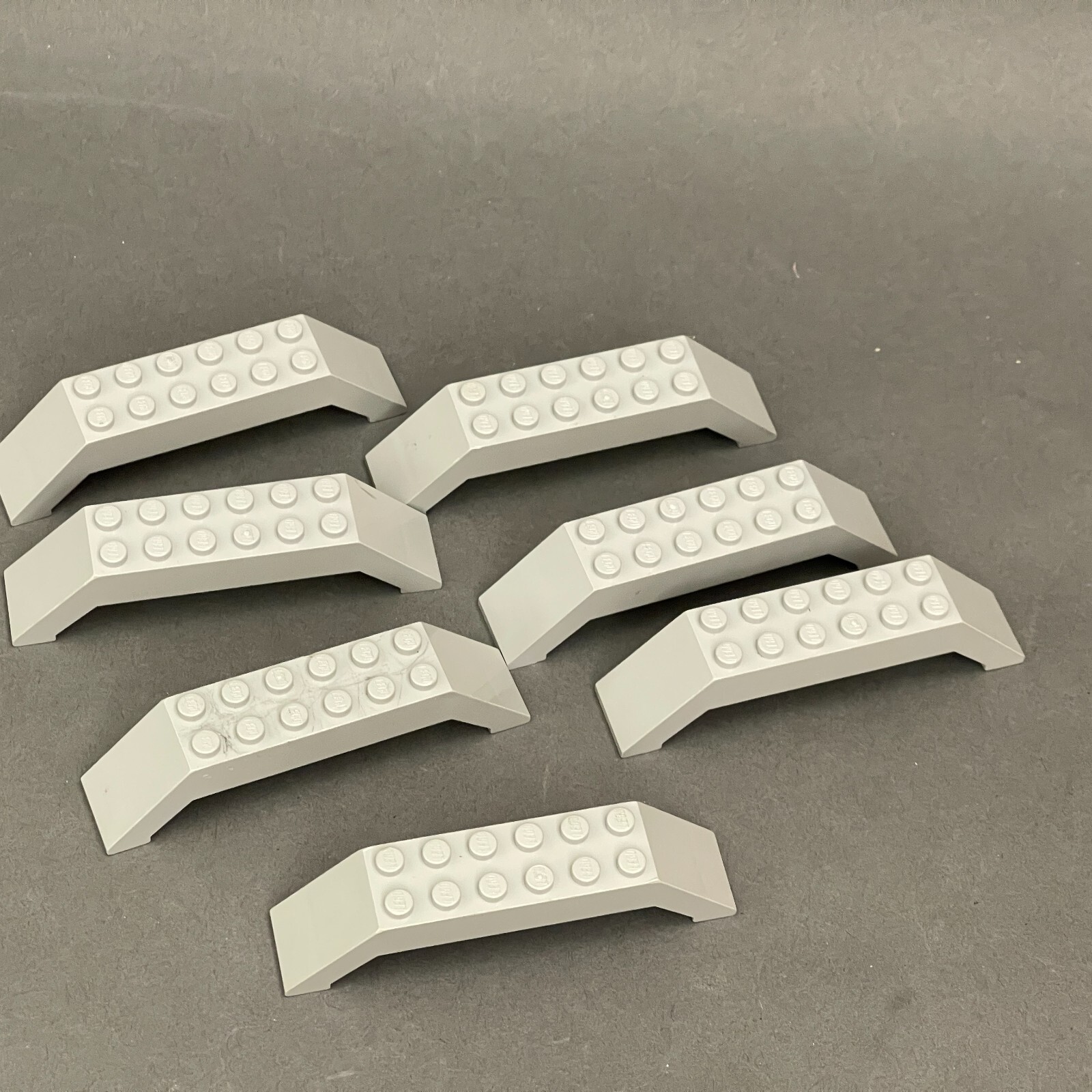 Lego Old Light Gray Slope Brick 45˚ 10x2x2 Double Part# 30180 B10 for ...