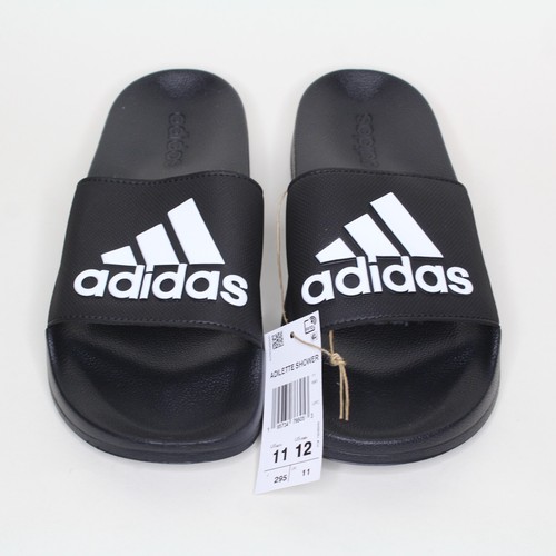 Adidas Men's Adilette Shower Slides / Sandal GZ3779 Black / White Size ...