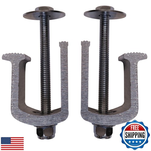 (2 Pack) Easy Mount - Truck Tool Box Clamps - Aluminum Tie Downs | eBay