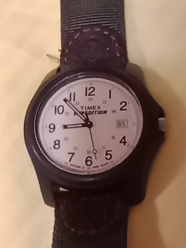 Times Expedition wrist Watch .. Timex WR50m Indigo.. Works Great | eBay