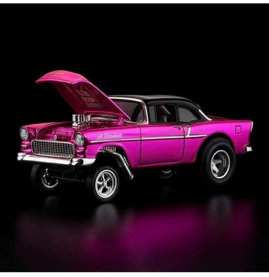 Hot Wheels 2025 RLC LA Convention 55 Chevy Bel Air Gasser Pink PRESALE🔥 ...