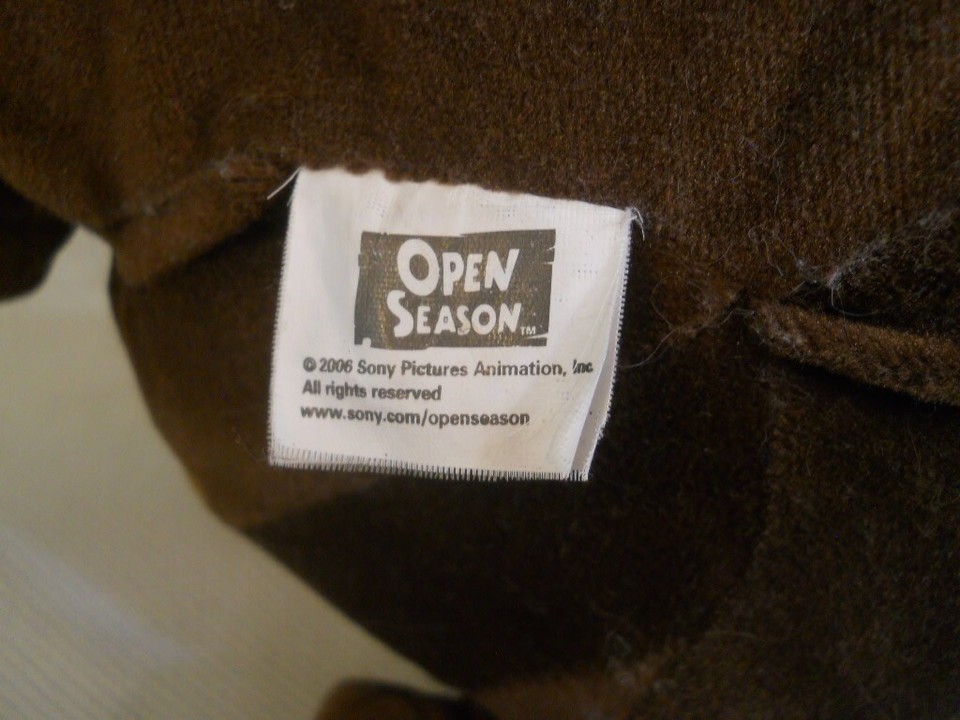 Rare Open Season "BOOG BEAR" plush stuffed 12" Sony 2006 | eBay
