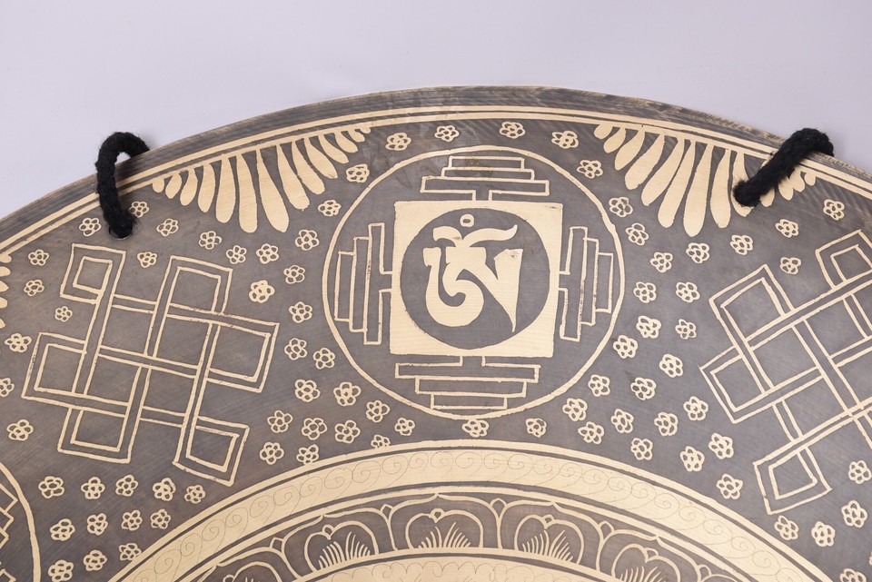 60 CM Handmade Gong-Tibetan Gong-Temple Gong-Sound Healing Gong-Yoga ...