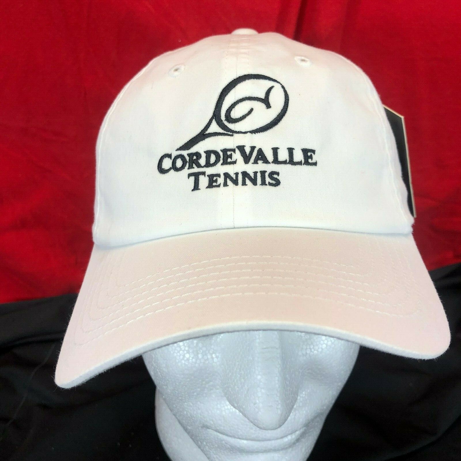 NWT CordeValle Tennis "The CordeValle Cup" white cotton cap by ...