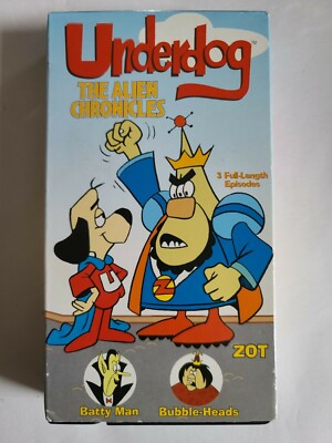 Underdog : The Alien Chronicles, Pre-Owned VHS ( 3 Episodes ) | eBay