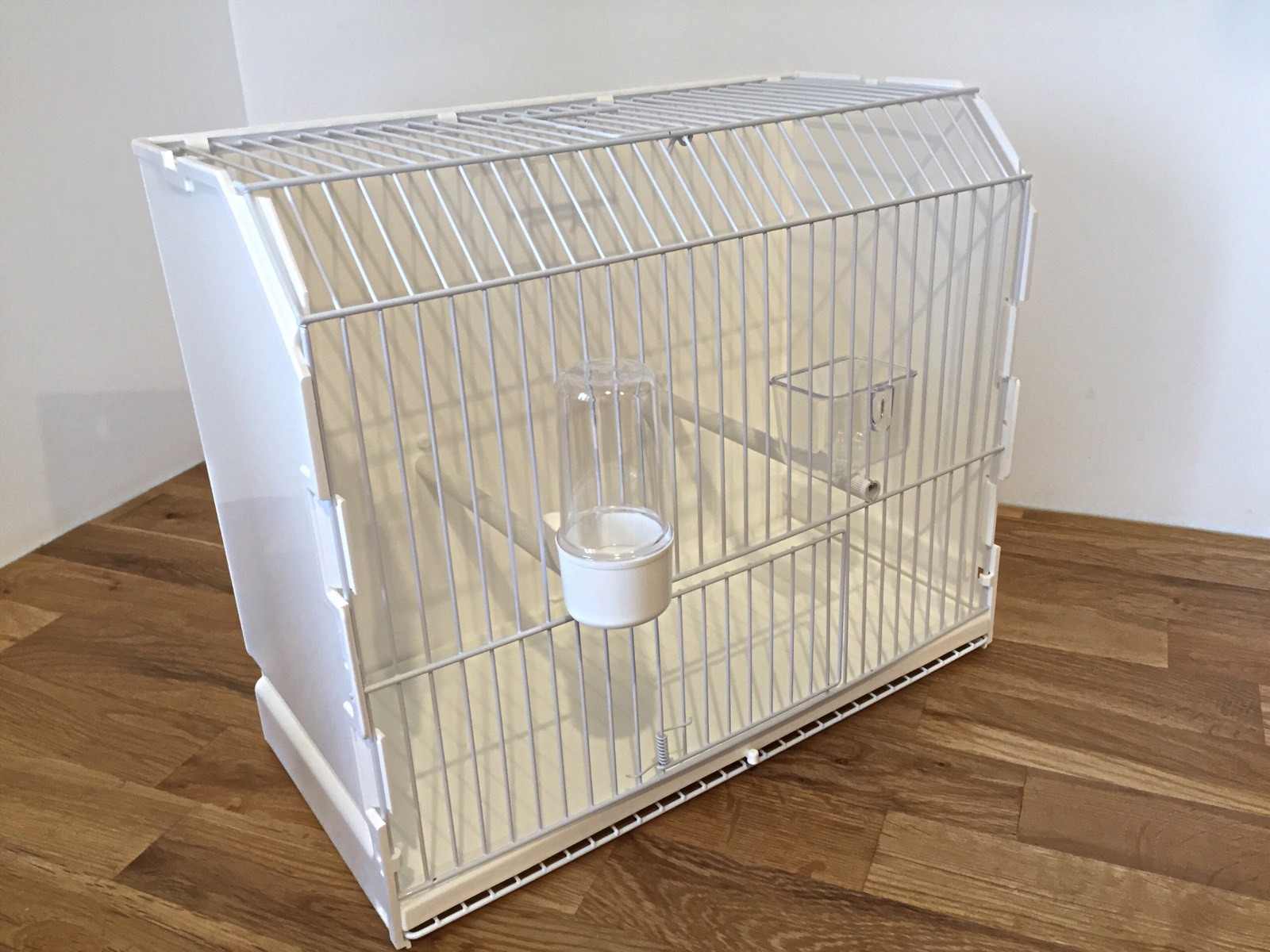PLASTIC TRANSPORT BOX / DISPLAY CARRY/CAGE FINCH, BUDGIE, CANARY BIRDS ...