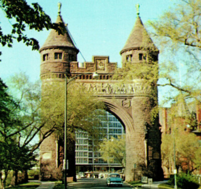 Bushnell Park Soldiers and Sailors Memorial Arch Hartford CT Vintage ...