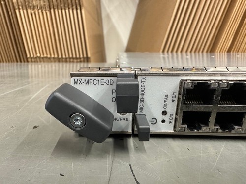 MX-MPC1E-3D + MIC-3D-40GE-TX - Juniper MPC1E with 40 x 1G RJ45 | eBay