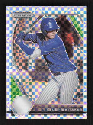 2021 Panini Prizm Draft Picks Prizms Power Plaid #87 Tyler Whitaker /35 ...